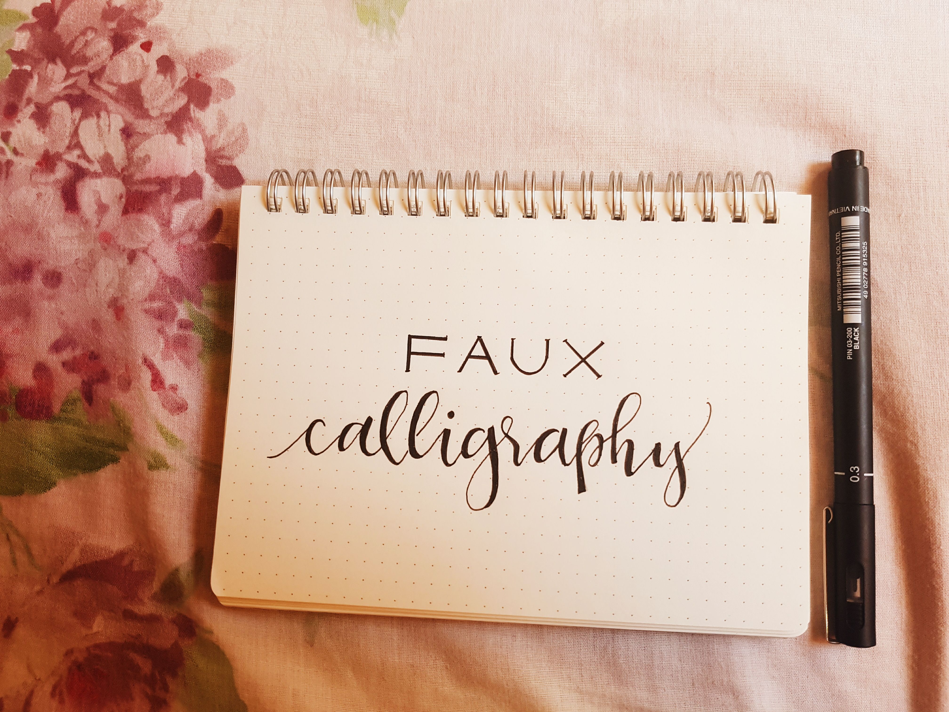 Faux Calligraphy In One Two Three A Tutorial Steemit